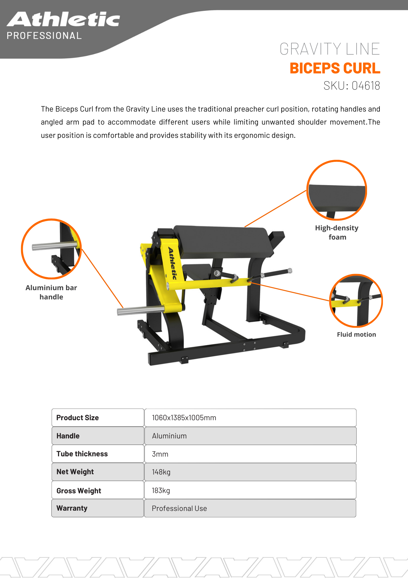 GRAVITY LINE - BICEPS CURL